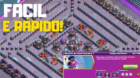 COMO COMPLETAR FÁCIL E RÁPIDO O DESAFIO DE CLASH VERSÁRIO 3 YUTA14