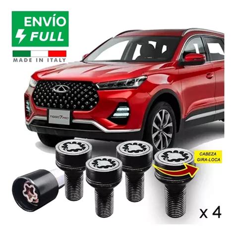 4 Birlos Seguridad Chirey Tiggo 7 Pro Garantía Antirrobo Meses sin
