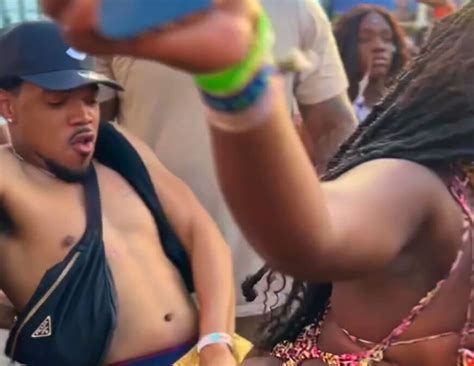 Video Chance The Rapper Dances With Semi Nude Woman In Jamaica