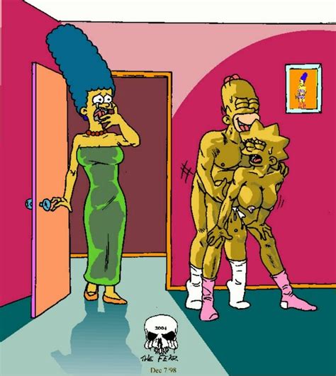 Rule 34 1998 2004 Female Homer Simpson Human Lisa Simpson Male Marge Simpson Straight Tagme