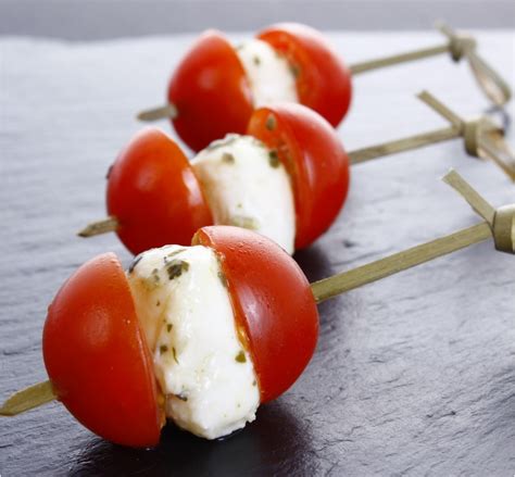 Mini Brochettes Tomates Et Mozzarella Gargantua Traiteur