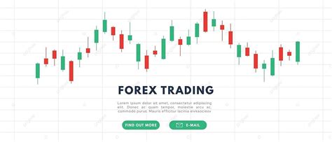 Japanese Candlesticks For Forex Trading Indicator Bar Graph Vector