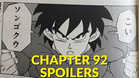 Broly Returns Dragon Ball Super Manga Chapter 92 Spoilers YouTube