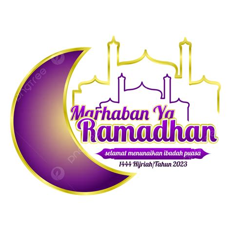 Marhaban Ya Ramadhan Happy Fasting Worship H In Vector