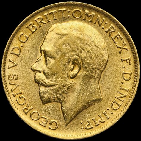 1913 George V Gold Full Sovereign London Mint