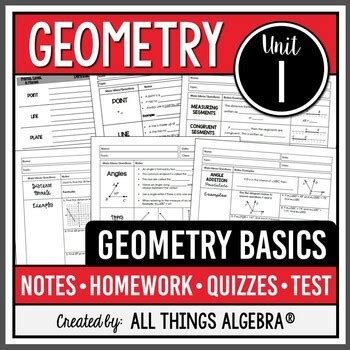 Unit Geometry Basics Homework Kami Export Angle Relationships