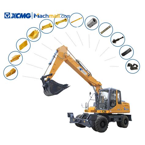 Spare Parts List Of XCMG XE135B Wheel Excavator MACHMALL