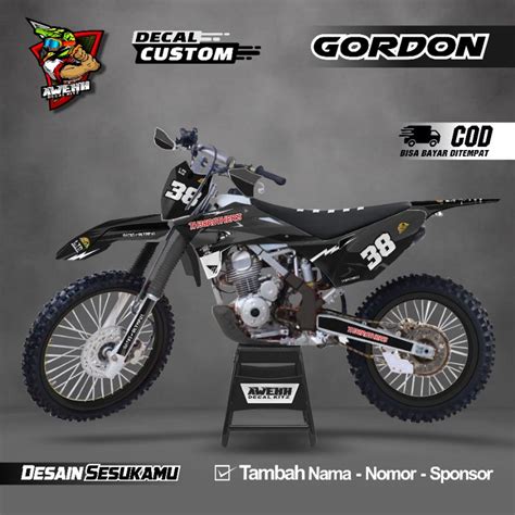 Jual DECAL KLX GORDON FULL BODY DESAIN CUSTOM Shopee Indonesia