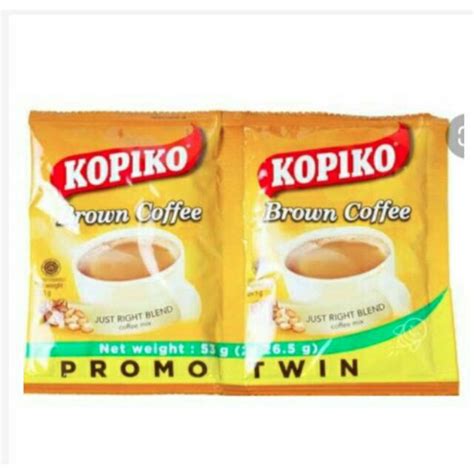 Kopiko Brown Coffee Twin Pack By Pcs Shopee Philippines