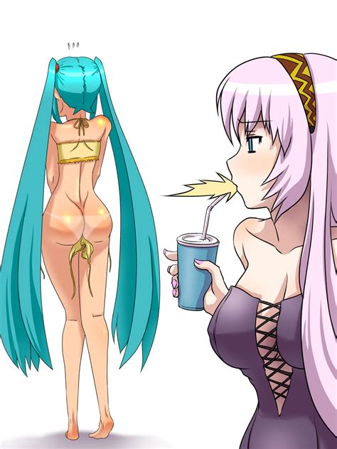 Hatsune Miku And Megurine Luka Vocaloid Drawn By Oonishi Shunsuke