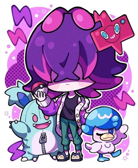 Chibi Dot Quaxly Nidothing Pokemon Horizons Fanart2024 イラスト