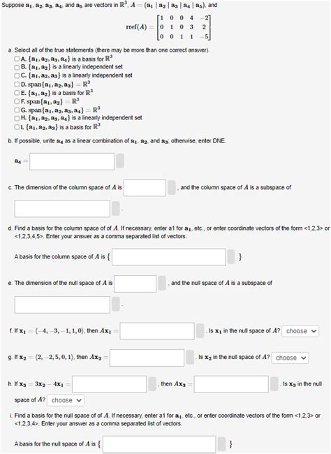 [solved] suppose a1 a2 a3 a4 and a5 are vectors in r3 a