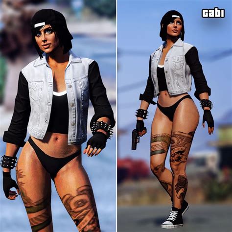 How To Get Gta Female Outfits With Crop Top High Tops No Transfer