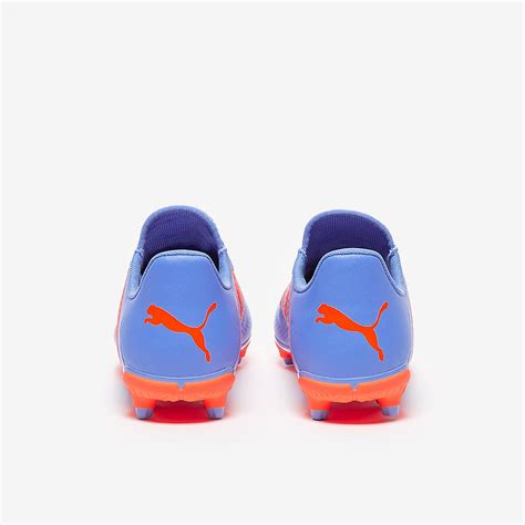 Puma Future Play FG AG para niños Azul Destello Puma Blanco Puma