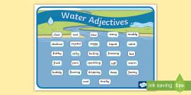 Under The Sea Adjectives Word Mat Teacher Made Twinkl