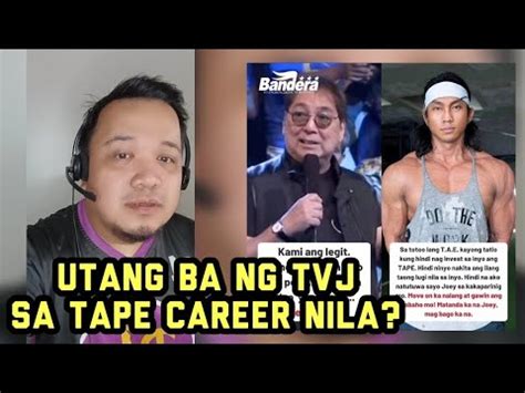 Rendon May Bastos Na Hirit Kay Joey De Leon Wala Daw Kwenta Ang TVJ