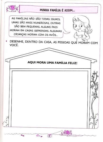 Atividade Minha Familia é assim Sinpro Conhecer