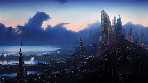 HD Wallpaper Jakarta City Night High Rise Buildings Cityscapes
