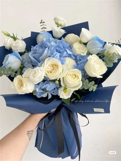 Luxury Flower Bouquets Blue Flowers Bouquet Boquette Flowers Flowers
