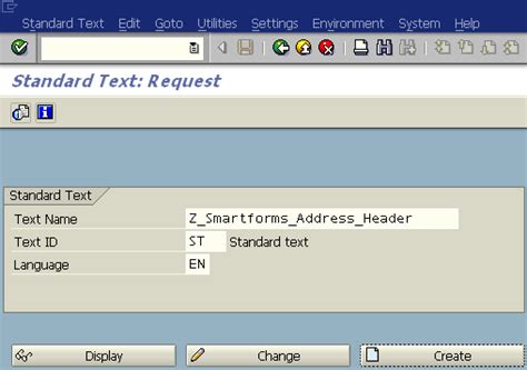How To Create Standard Text Using SO10 Transaction Code