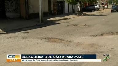 CETV 1ª Edição Fortaleza Buraqueira provoca reclamação de moradores