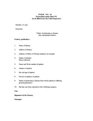 Fillable Online Aponline Gov FORM NO 19 Prescribed Under Rule 97 To Be