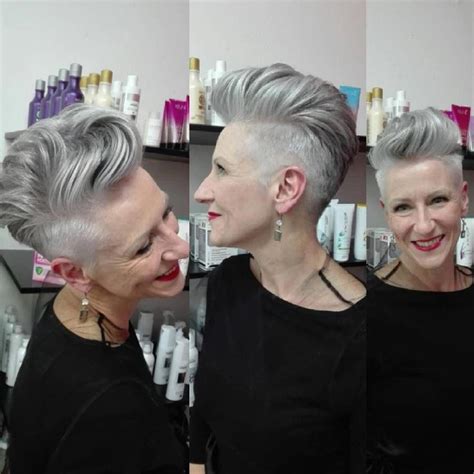 65 Gorgeous Gray Hair Styles To Inspire Your Next Chop Edgy Short