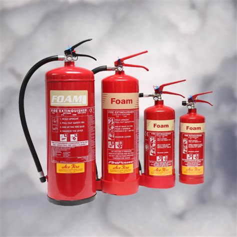 Fire Extinguisher Sizes Chart