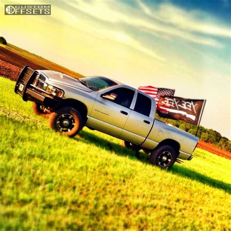 Wheel Offset 2003 Dodge Ram 2500 Aggressive 1 Outside Fender Leveling