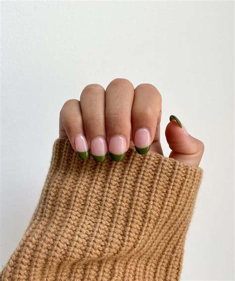 25 Gorgeous Green French Tip Nails You Ll Love