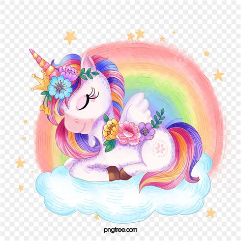Unicorn Cloud PNG Transparent A Unicorn Resting On A Cloud Unicorn