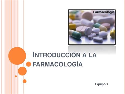 PPT Introducción a la farmacología PowerPoint Presentation free