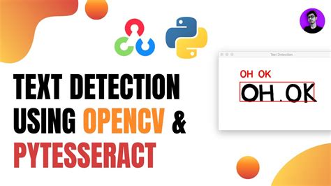 text detection using opencv and pytesseract mini project in python opencv pytesseract