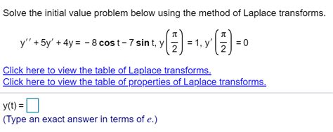 solved solve the initial value problem below using the