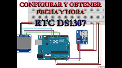 RTC DS1307 CONFIGURAR Y OBTENER FECHA Y HORA YouTube