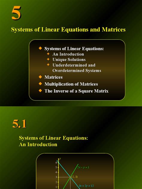 system of linear equations pdf matrix mathematics equations
