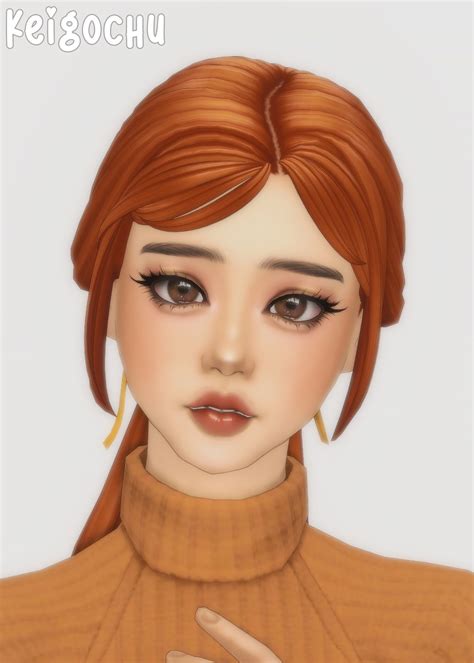 Sims Four Sims 4 Mm Hair Bows Hair Hair The Sims 4 Cabelos Sims 4 Anime Tumblr Sims 4 Bow