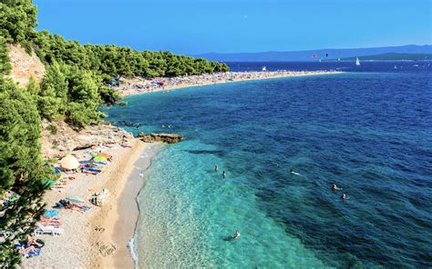 Paklina Beach Brac Dalmatia World Beach Guide