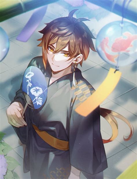 Zhongli Genshin Impact Drawn By Ritsu Re Pngn Danbooru
