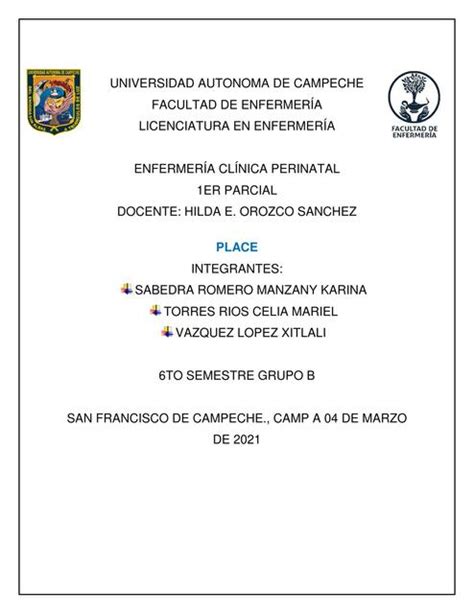 PLACE Enfermería uDocz
