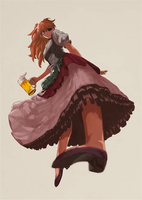 Souryuu Asuka Langley Neon Genesis Evangelion And 2 More Drawn By