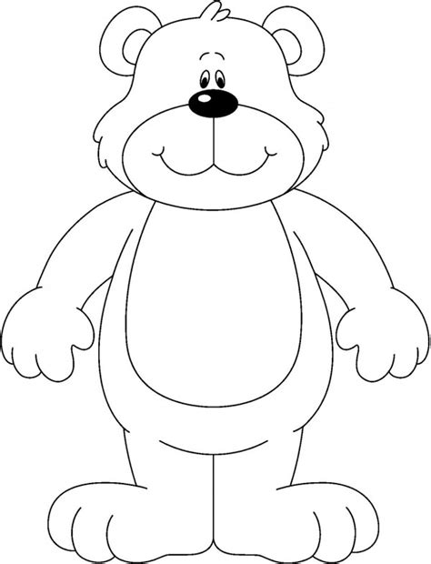 Imágenes de osos para pintar Colorear imágenes