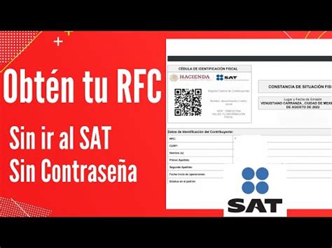 Como tramitar tu RFC con Homoclave SIN CONTRASEÑA Tutorial paso a