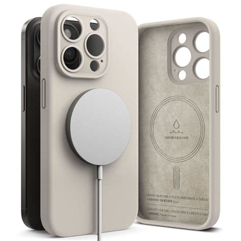 Ringke IPhone 15 Pro Max Skal MagSafe Silikon Stone Fyndiq