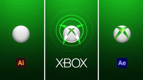 Xbox Logo Animation After Effects Illustrator Tutorial Ep Youtube