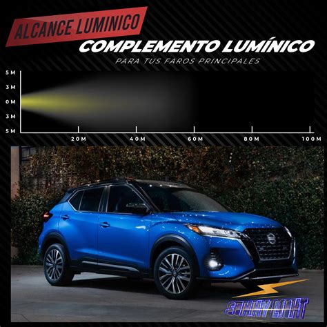 Faros Niebla Nissan Kicks 2021 2022 2023 2024 Halógeno Sunny SUNNY