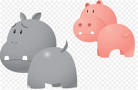 卡通河马卡通矢量图PNG图片素材下载 图片编号qpneglvq 免抠素材网