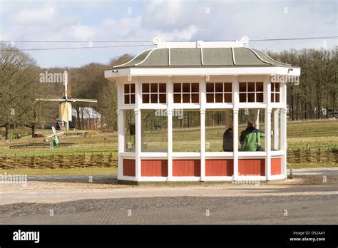 Tram House In Dutch Open Air Museum In Arnhem Netherlands Stock Photo