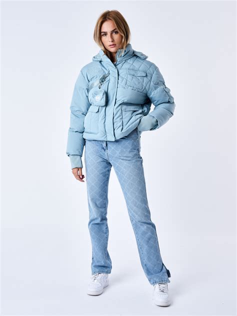 Chaqueta corta de plumón acolchada
