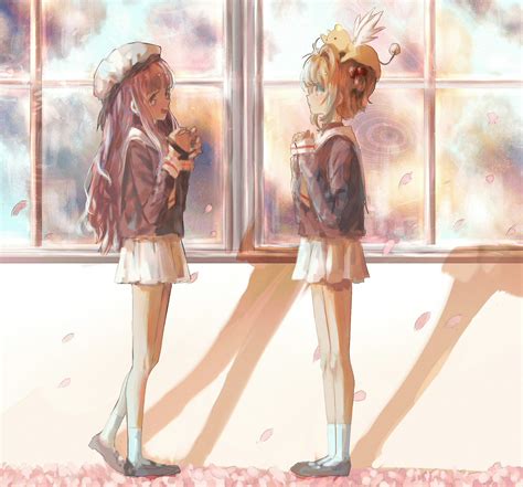 Card Captor Sakura Anime Girls Kinomoto Sakura Daidouji Tomoyo